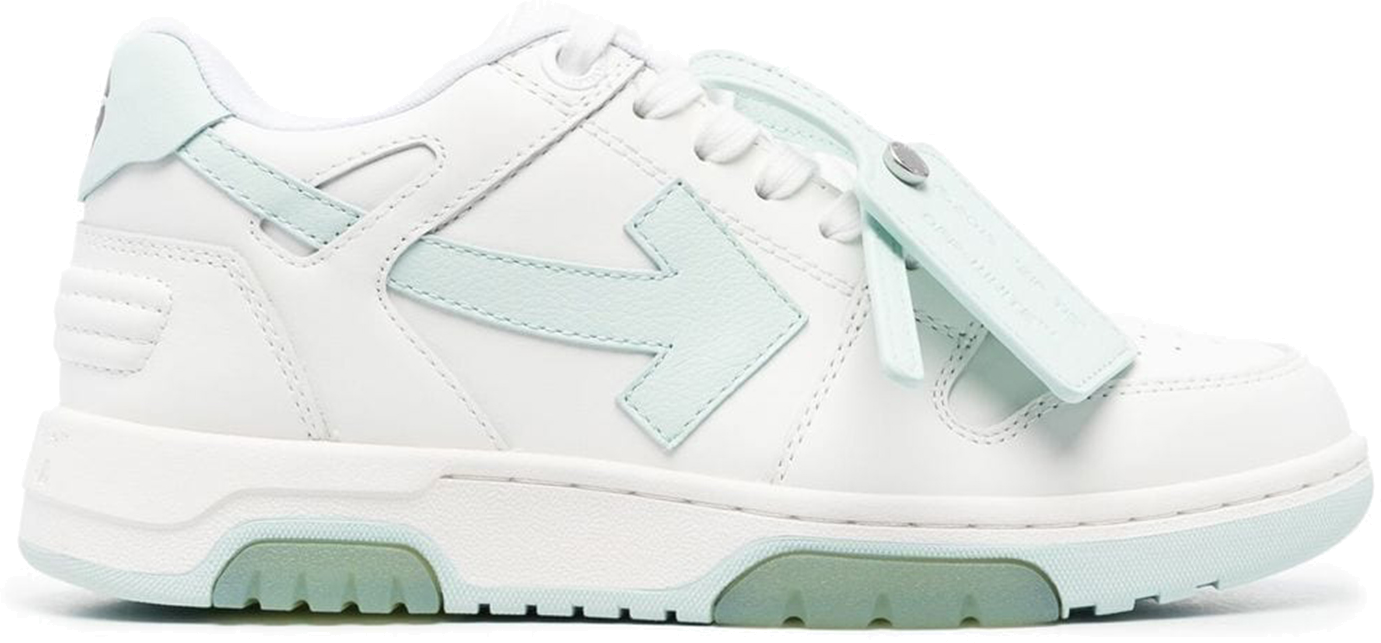 OFF-WHITE Out Of Office OOO Low Tops White Mint OWIA259C99LEA0030151